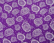 Unique purple floral fabric related items | Etsy