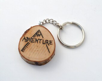 Mountain keychain | Etsy