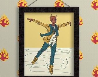 Funny art print | Etsy