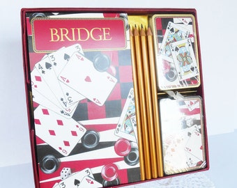 Unique bridge playing cards related items | Etsy
