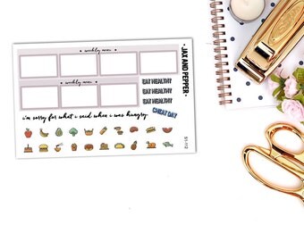 Items similar to WEEKLY MENU Damask digital download printable. Your ...