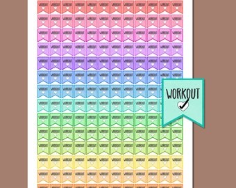 Workout printable | Etsy