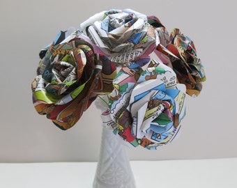 Comic book flowers | Etsy