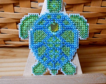 Turtle cross stitch | Etsy