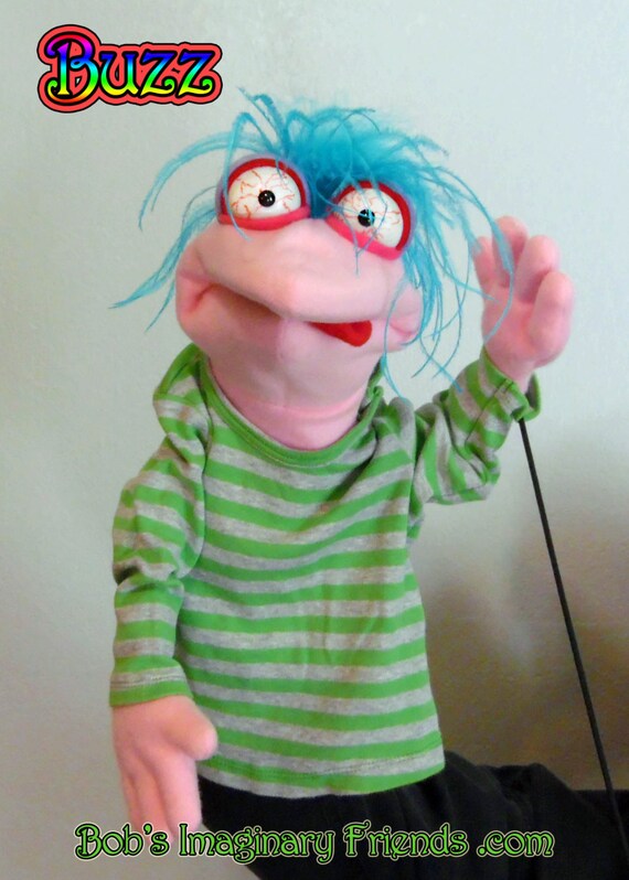 Buzz hand puppet or ventriloquist figure professional with arm