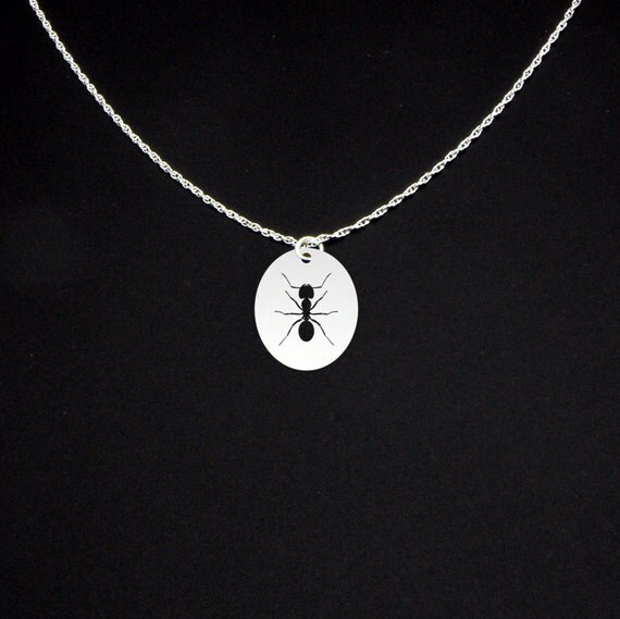 Ant Necklace Ant Jewelry Ant Gift Bug Necklace Bug