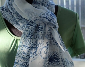 Mandala scarf | Etsy