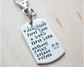 Father daughter ring | Etsy