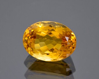 Large citrine ring | Etsy