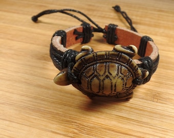 Turtle Bracelet Turquoise Turtle Bracelet by FreedomLifeStyle