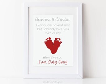 Personalized Mother's Day Gift for Grandma by PitterPatterPrint
