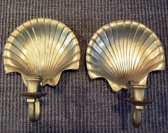 Seashell wall sconce | Etsy