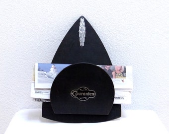 Vintage wall magazine rack | Etsy