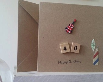 40th birthday card – Etsy