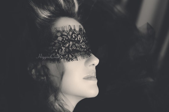 Sexy Black Lingerie Mask Masquerade Mask Mardi Gras Mask Party