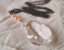 Unique repurposed chandelier crystals related items | Etsy