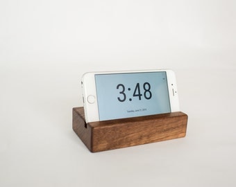 Unique wooden iphone stand related items | Etsy