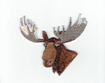 Moose applique | Etsy