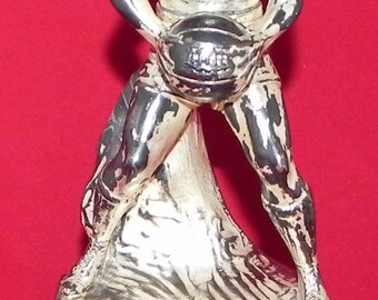 Beautiful Circa 1915 Golf Themed Trophy Sterling Silver on