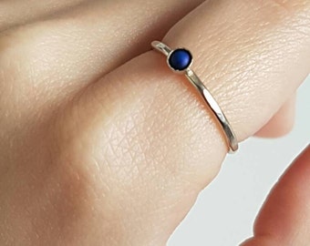 Unique blue stone ring related items | Etsy