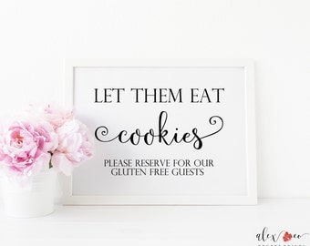 Cookie buffet sign | Etsy
