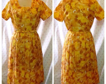 Mustard yellow dress | Etsy