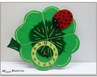 Ladybug clock | Etsy