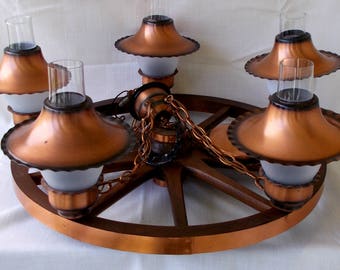 Wagon wheel light | Etsy