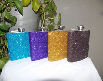 Glitter flask | Etsy