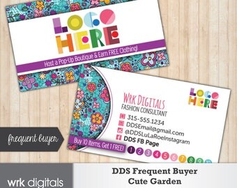 Frequent buyer card | Etsy