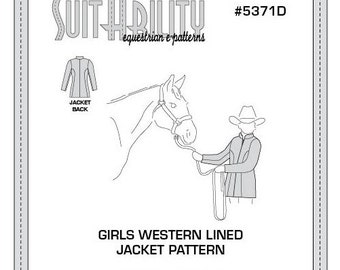 PDF Women's Western Stretch Show Shirt Pattern