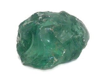 Green slag glass | Etsy