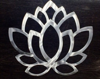 Lotus metal art | Etsy