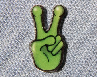 Peace sign patch | Etsy