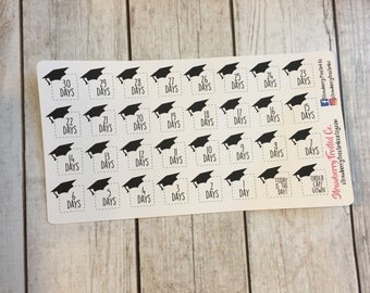 Graduation countdown | Etsy