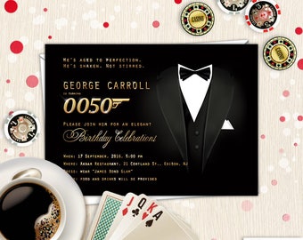 Secret agent party | Etsy