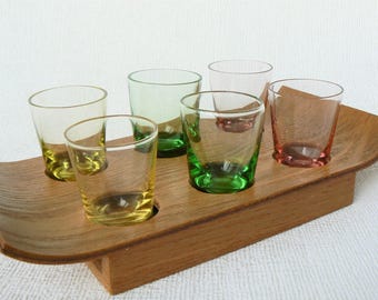 Shot glass tray | Etsy