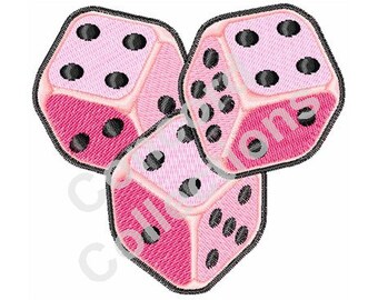 Pink dice | Etsy