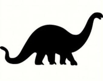 Brontosaurus stencil | Etsy