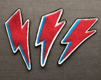 Lightning bolt patch | Etsy