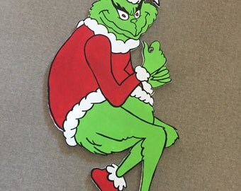 Grinch cutout | Etsy