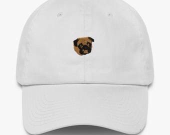 Items similar to Custom Made Pug Crocheted Hat --You Pick Size-- Pug ...