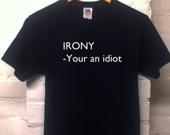 Ironic tshirt | Etsy