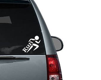 Running decal | Etsy