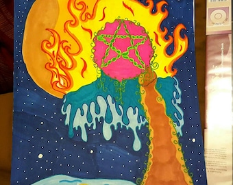 Magic marker art | Etsy