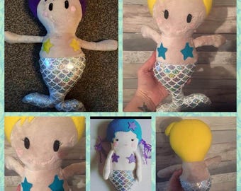 Doll mermaid tail | Etsy