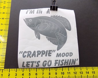 Crappie decal | Etsy