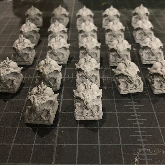 Designer 3D Printed Keycaps for Mechanical Keyboards. by clackeys