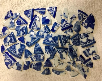 Broken china pieces | Etsy