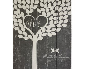 CUSTOMIZE Your Own tree with initials NEUTRAL color